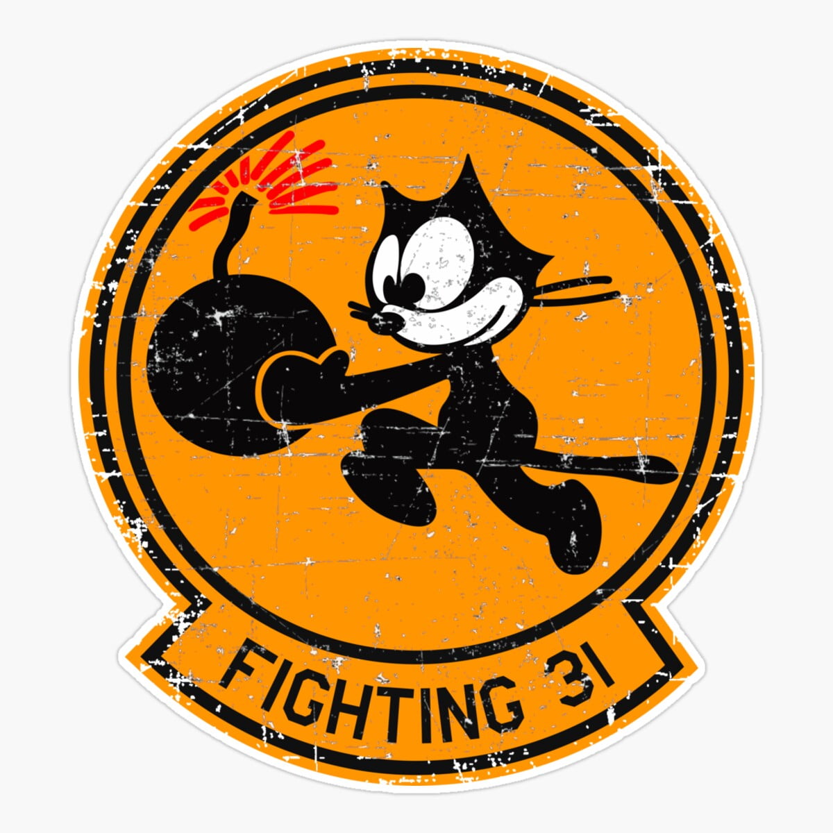 Maneki Usn Vfa-31 Strike Fighter Squadron - Tomcatters - Tagged Grunge ...