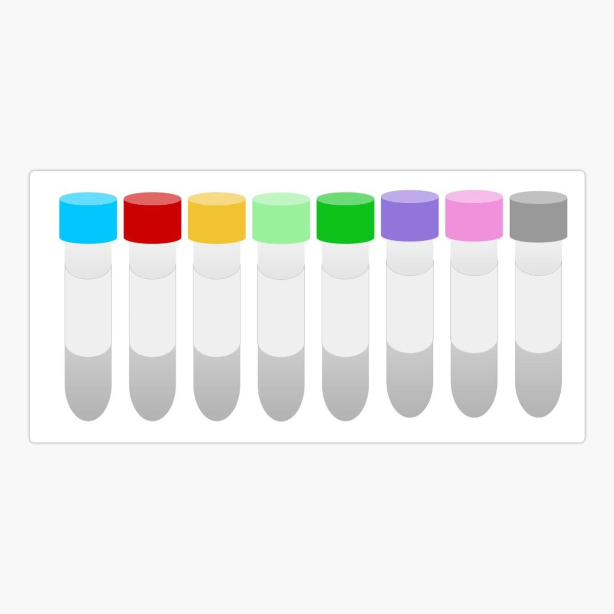 Maneki Vacutainer Tubes In Order Of Draw Er, Phone Decal Water Bottle ...