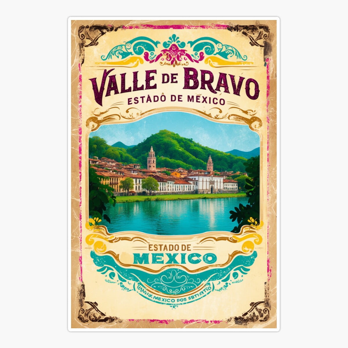 Maneki Valle De Bravo Estado De Mexico Mexico Magic Town Postcard ...