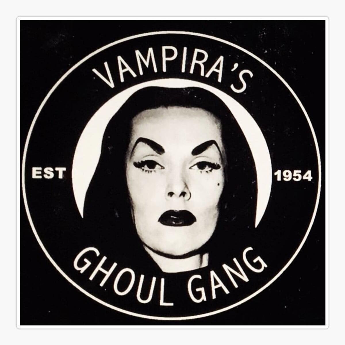 Maneki Vampira'S Ghoul Gang Sticker, Phone Decal Water Bottle Stickers ...
