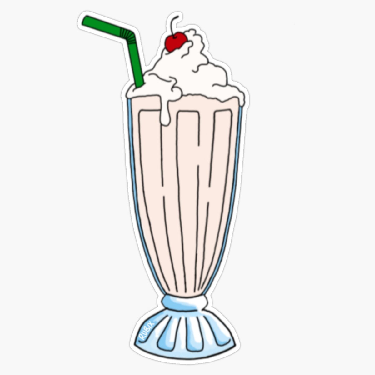 Maneki Vanilla Milkshake Er, Phone Decal Water Bottle Stickers Car ...