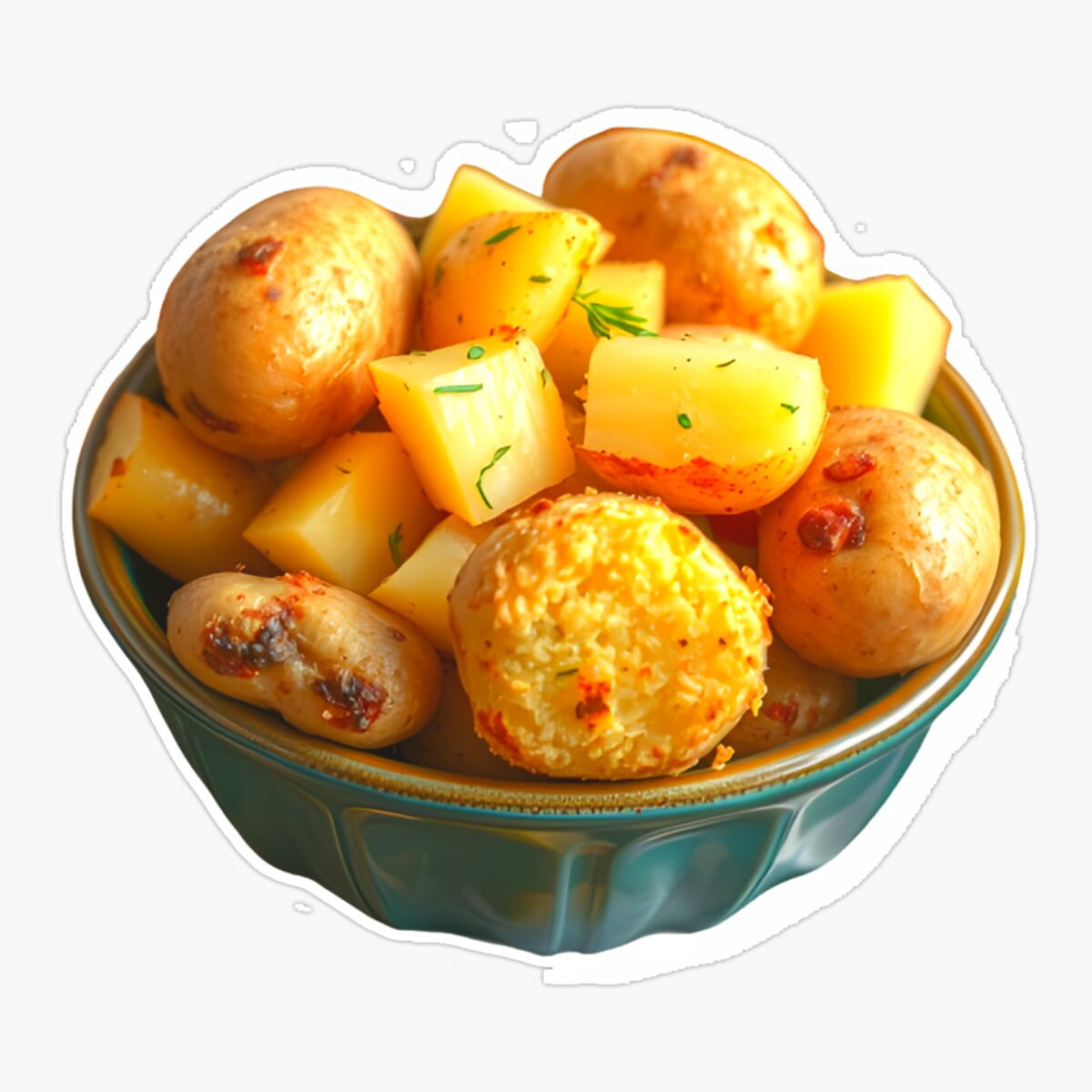 Maneki Variety O Cooked Potatoes Sticker, Phone Decal Water Bottle ...