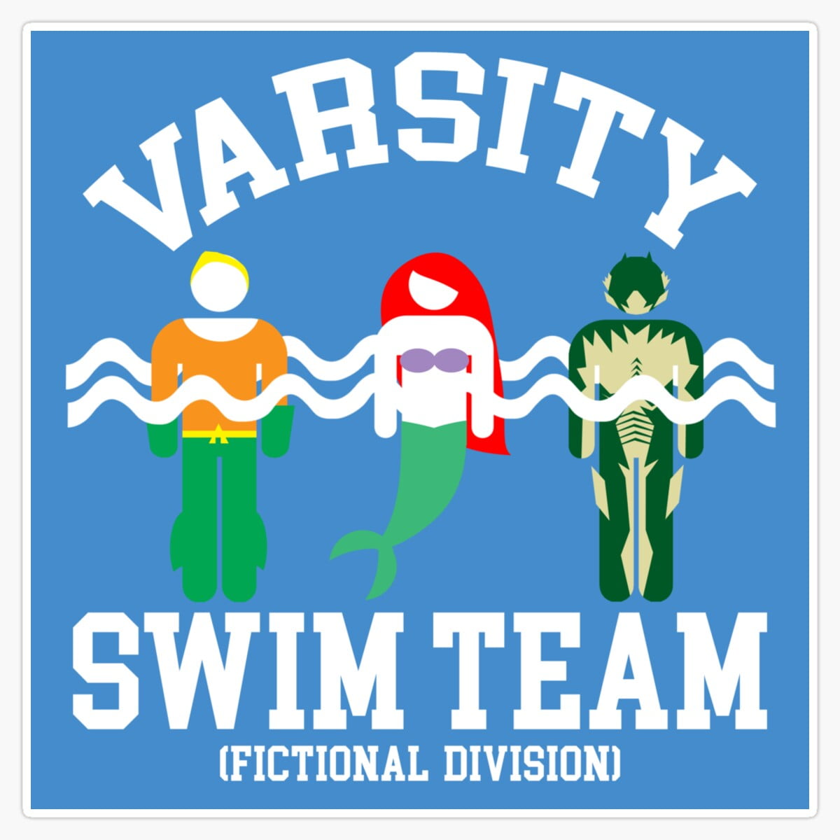 Maneki Varsity Swim Club (Fictional Division) Er, Phone Decal Water ...