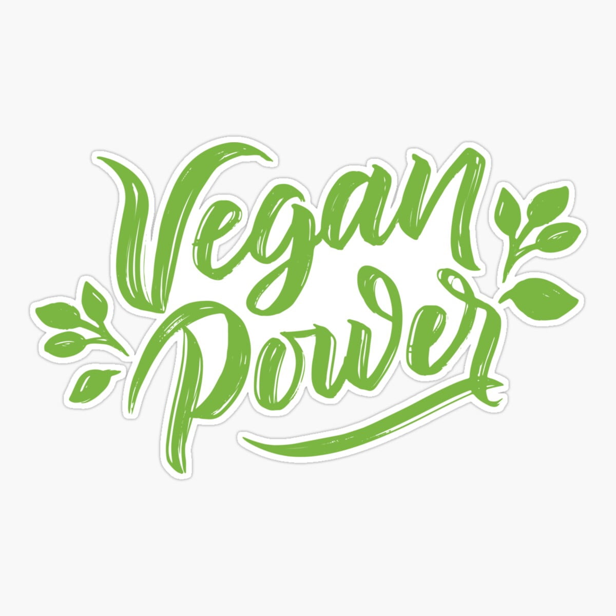 Maneki Vegan Power Sticker, Phone Decal Water Bottle Stickers Car ...