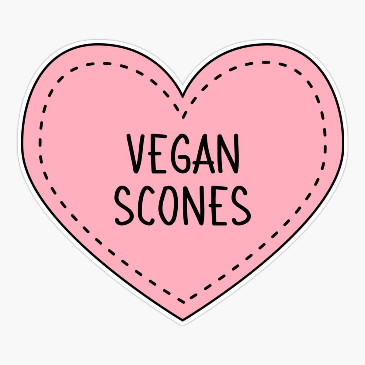 Maneki Vegan Scones Cute Pink Cottagecore Heart British Food Er, Phone ...