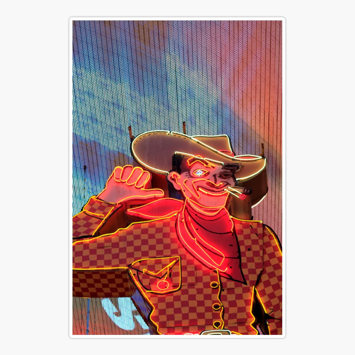 Maneki Vegas Vic, Las Vegas Fine Art Photography Sticker, Phone Decal ...