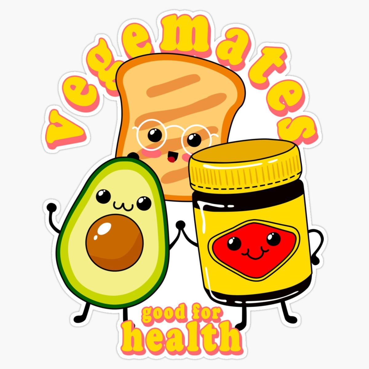 Maneki Vegemite And Friends - Vegemates - Cute Vegetarian Spread ...