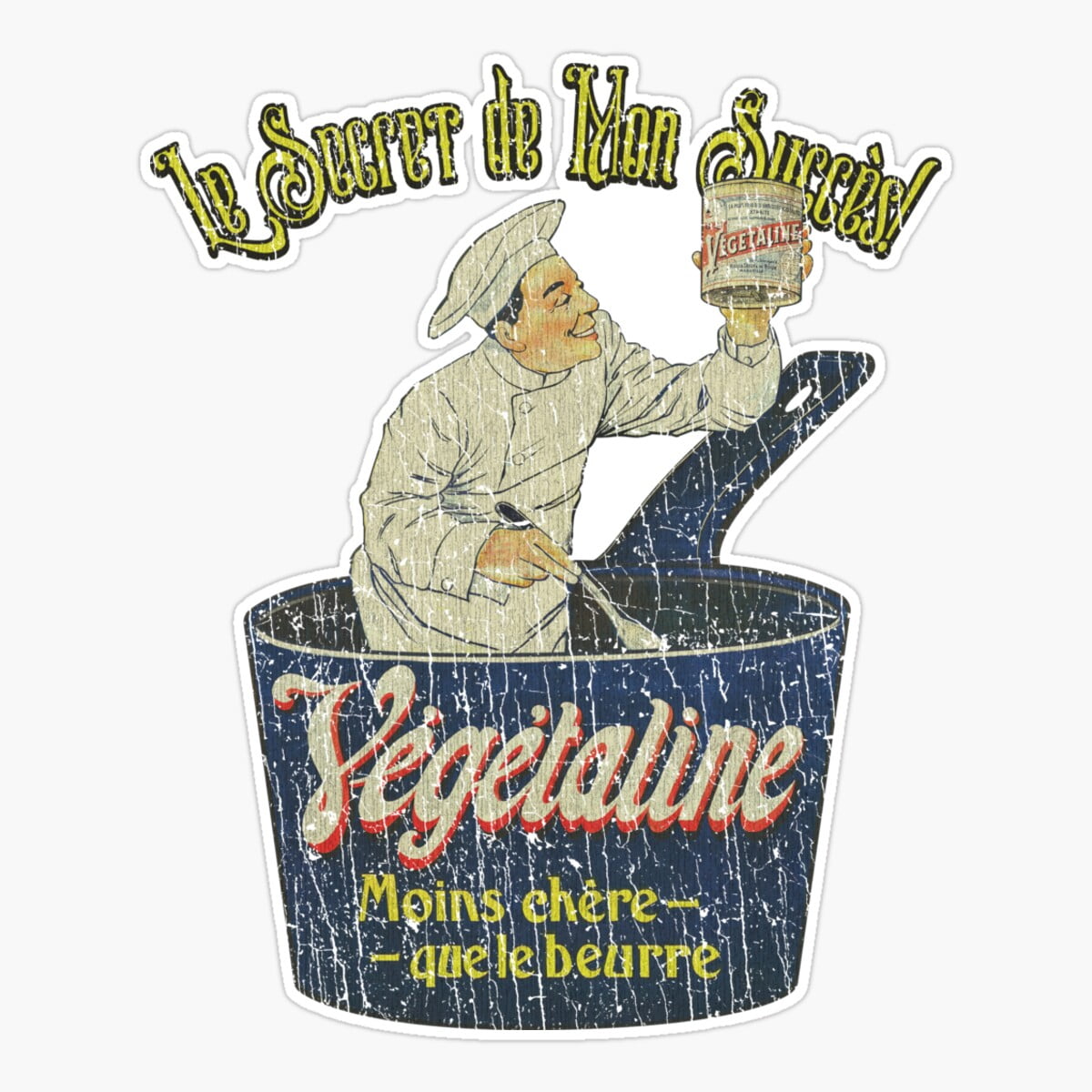 Maneki Vegetaline Mon Succès 1905 Sticker, Phone Decal Water Bottle ...