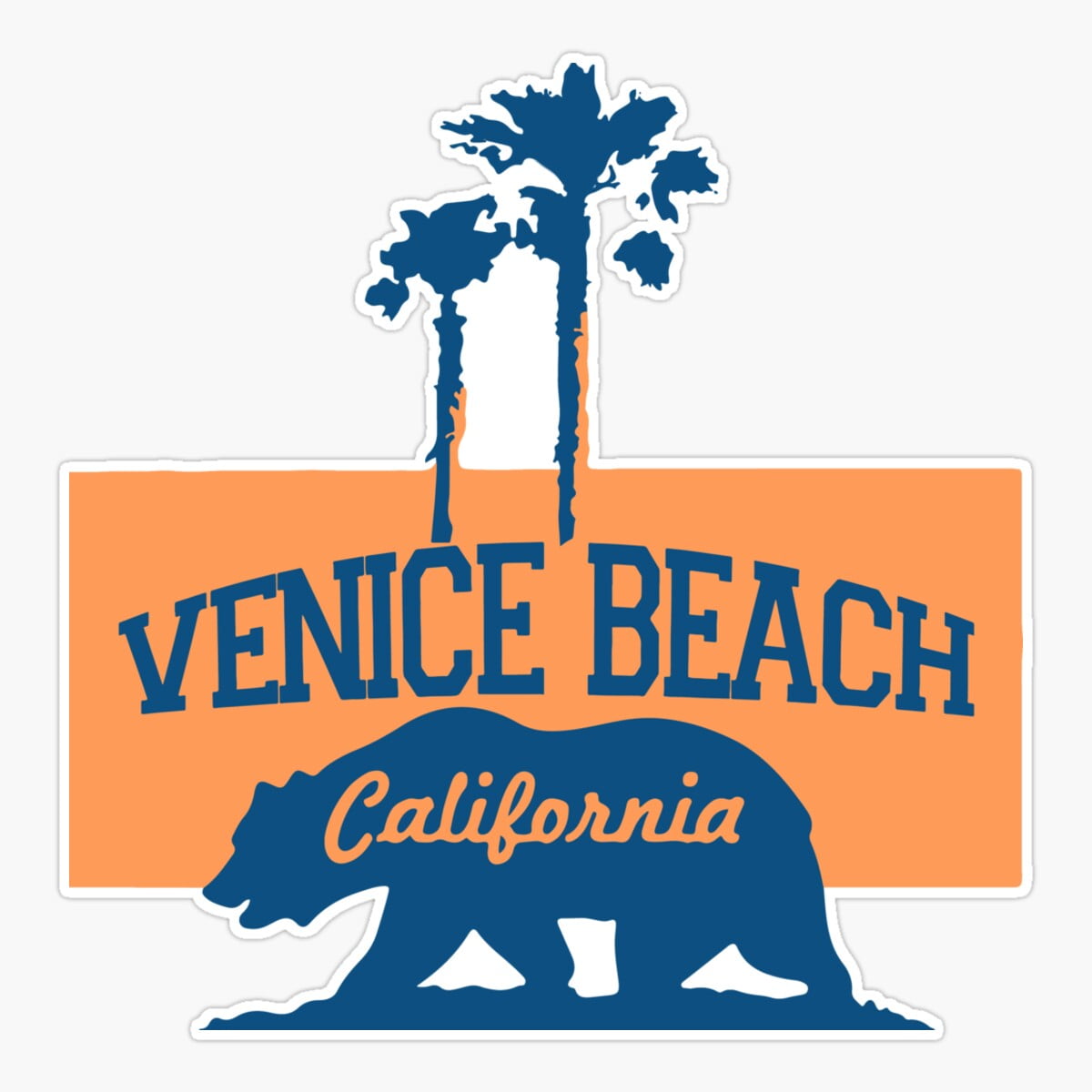 Maneki Venice Beach - California. Sticker, Phone Decal Water Bottle ...