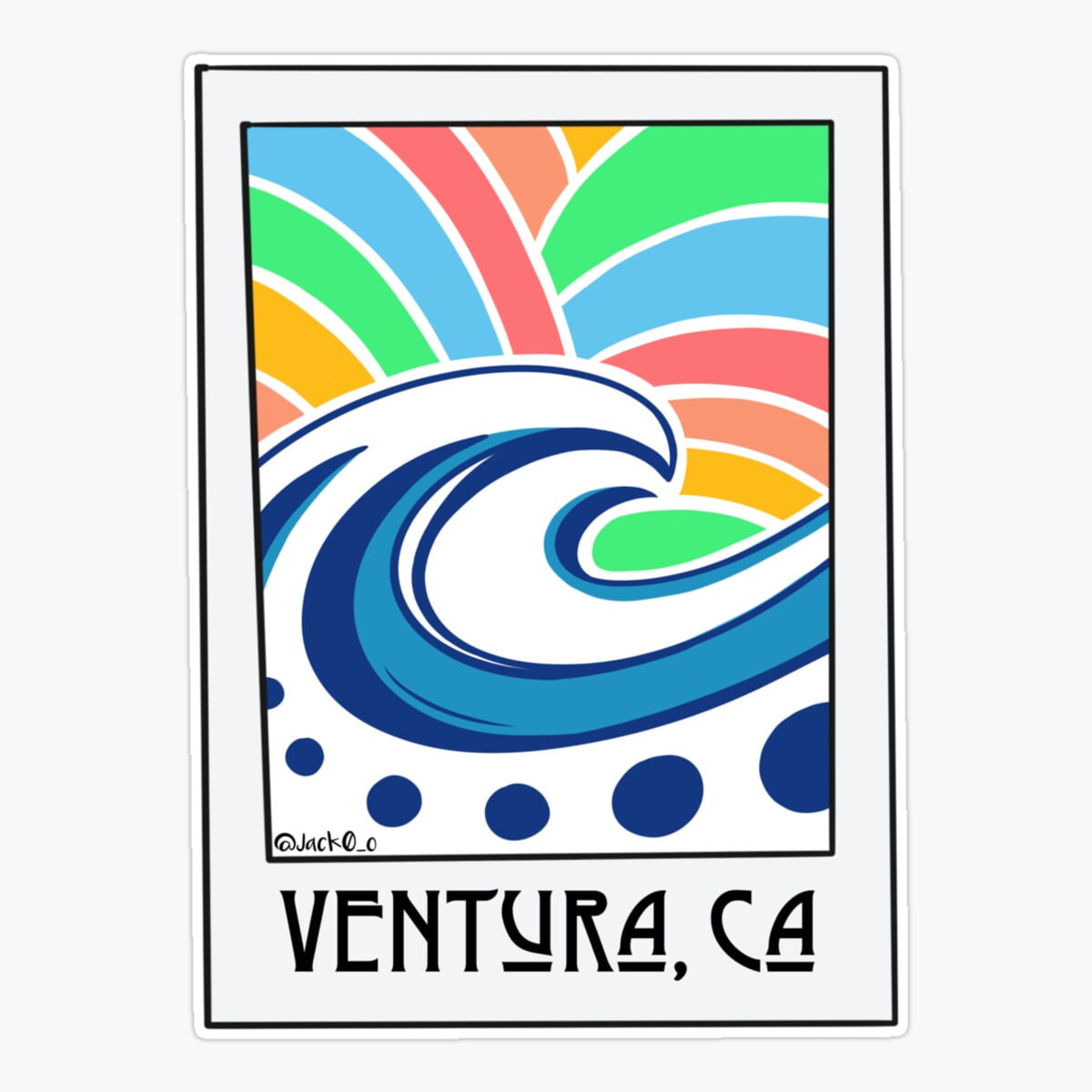 Maneki Ventura, Ca Sticker, Phone Decal Water Bottle Stickers Car ...