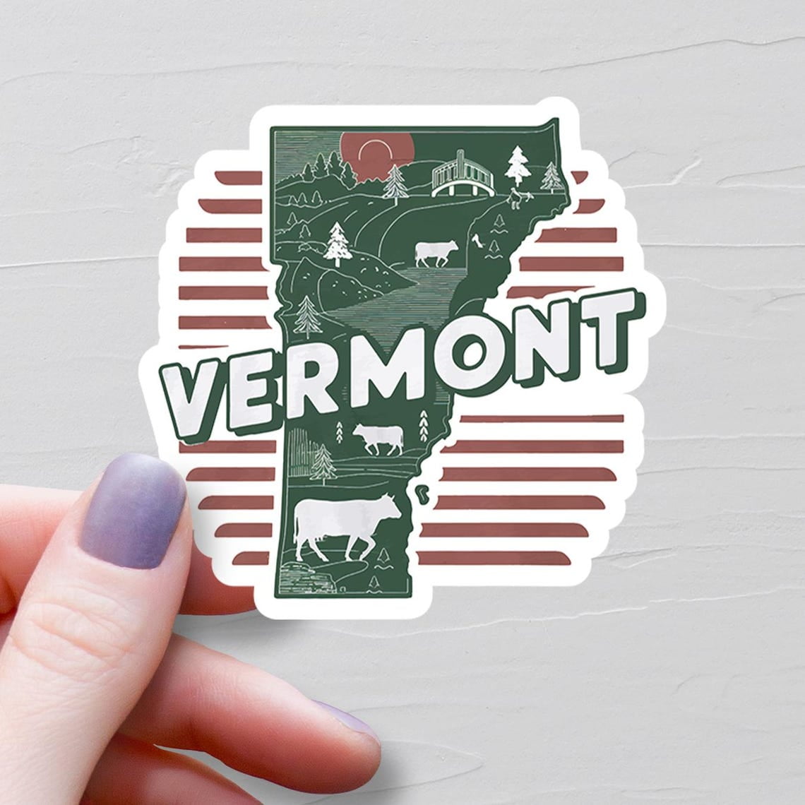 Maneki Vermont Er, Vinyl Ers, Travel Ers, Vermont Map Er, Vermont State ...