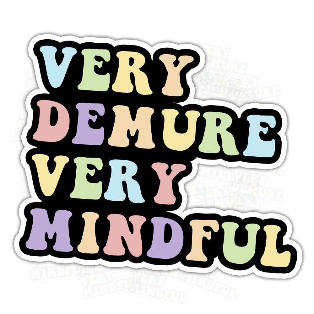 Maneki Very Demure Very Mindful Sticker Funny Trending Meme Sticker ...