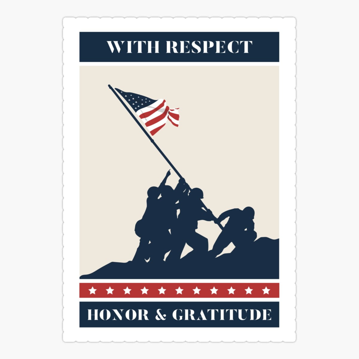 Maneki Veterans Day With Respect Honor & Gratitude Er, Phone Decal ...