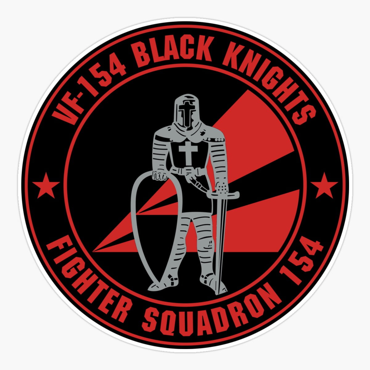 Maneki Vf-154 Black Knights Er, Phone Decal Water Bottle Stickers Car ...