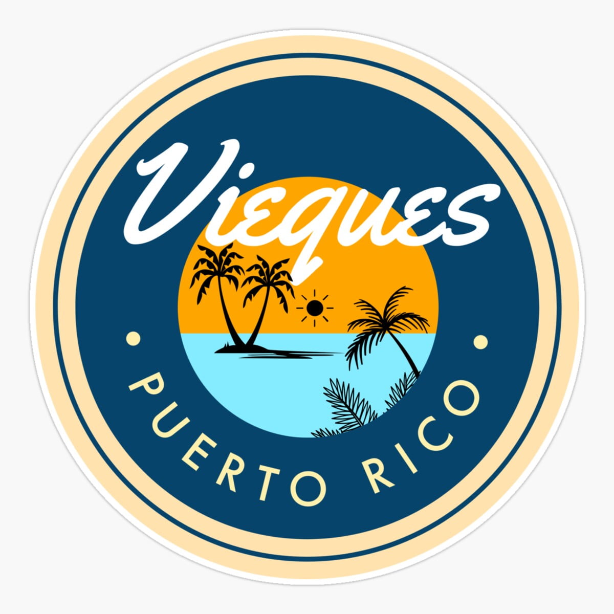 Maneki Vieques Puerto Rico Island Beach Palm Trees Caribbean Summer ...