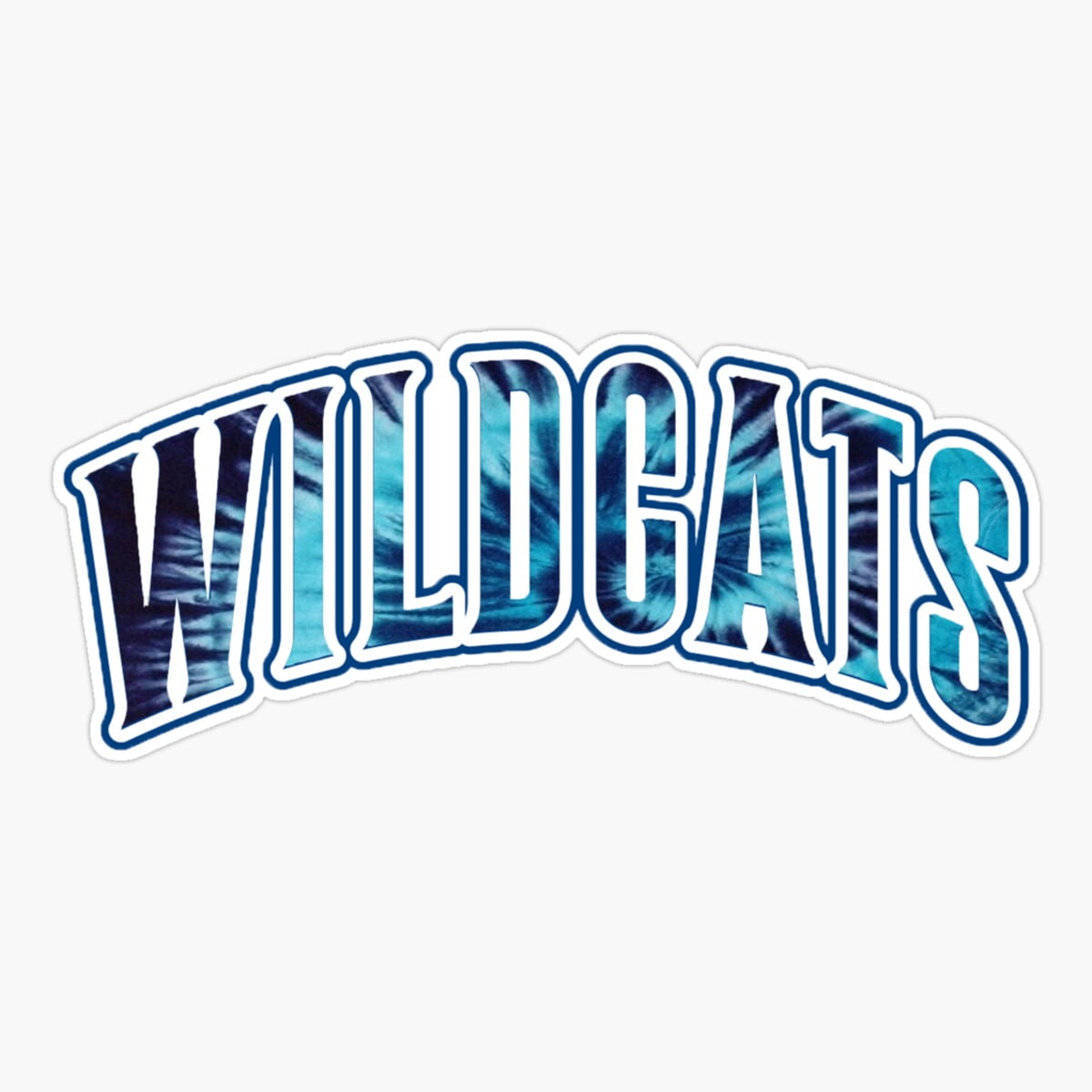 Maneki Villanova Wildcats Tie Dye Er, Phone Decal Water Bottle Stickers ...