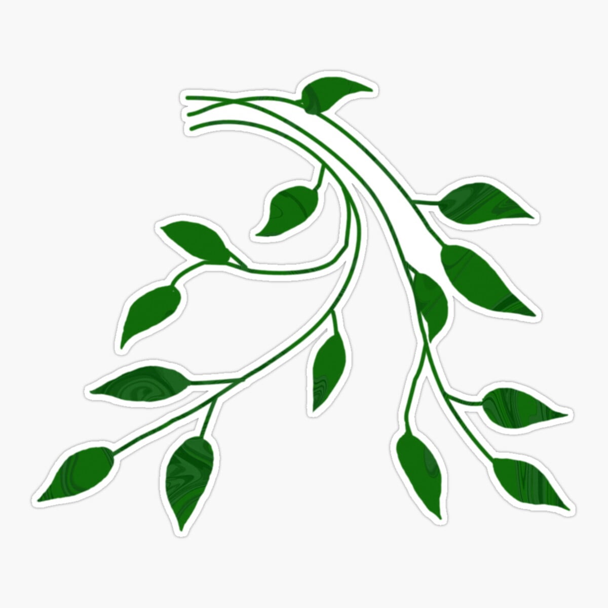 Maneki Vine Sticker, Phone Decal Water Bottle Stickers Car Decals ...