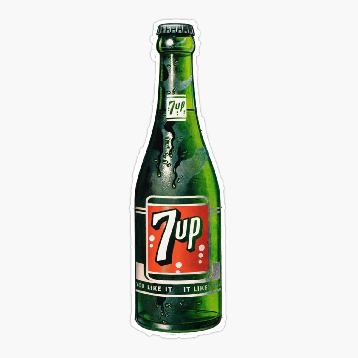 Maneki Vintage 7Up Pop (Soda ) Bottle Retro Soda Er, Phone Decal Water ...