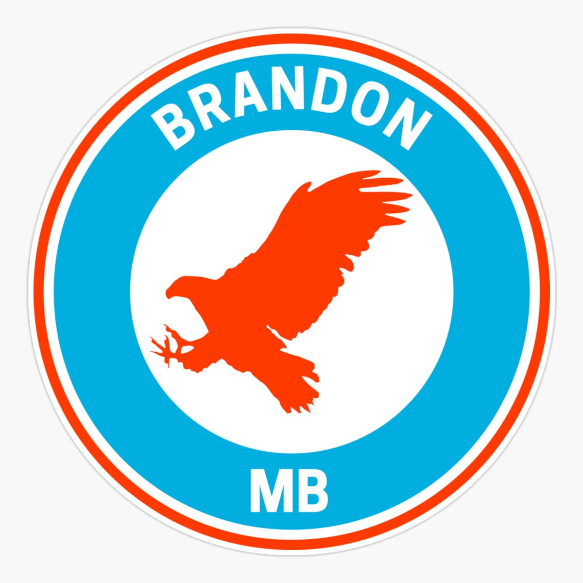 Maneki Vintage Brandon Manitoba Er, Phone Decal Water Bottle Stickers ...