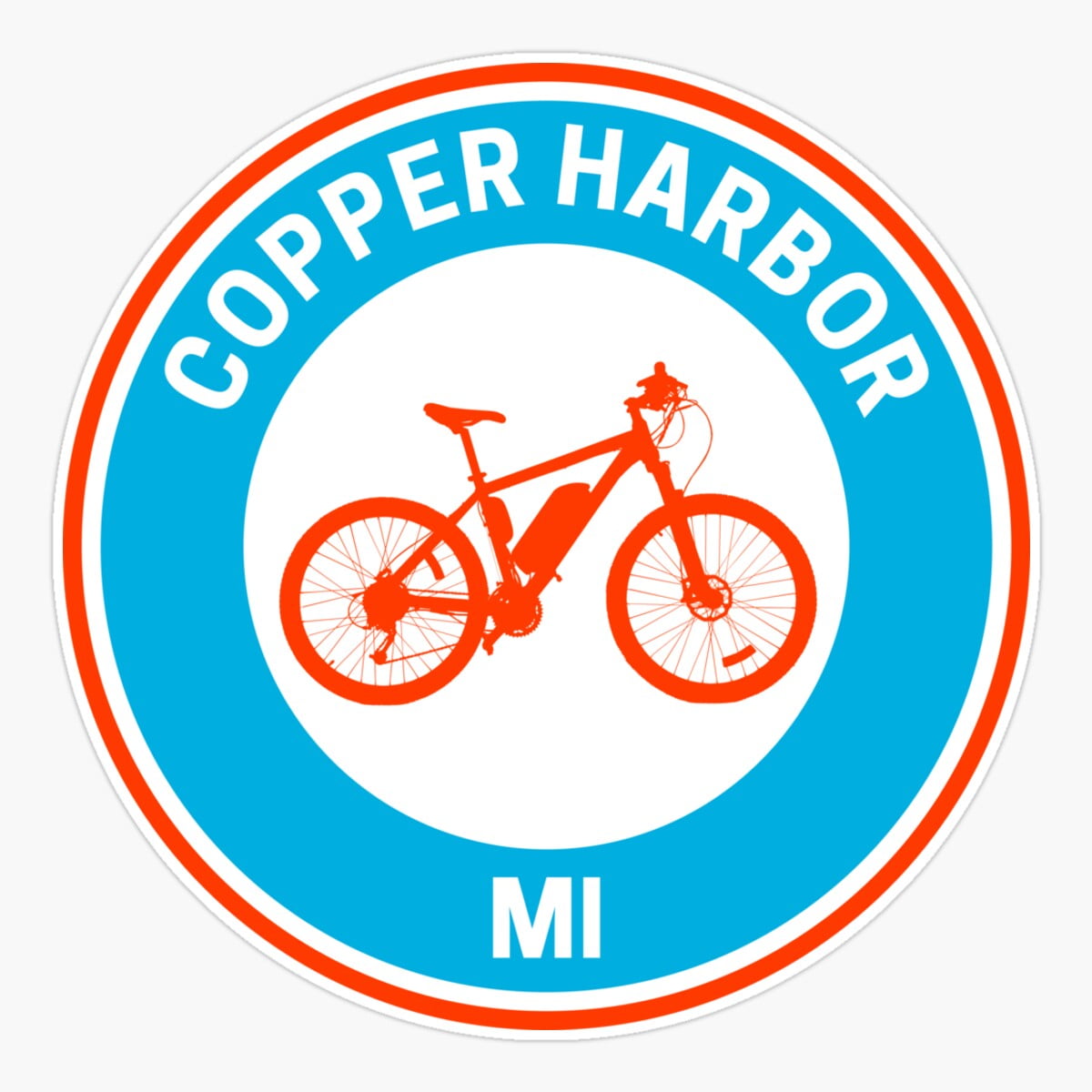 Maneki Vintage Copper Harbor Michigan Sticker, Phone Decal Water Bottle ...
