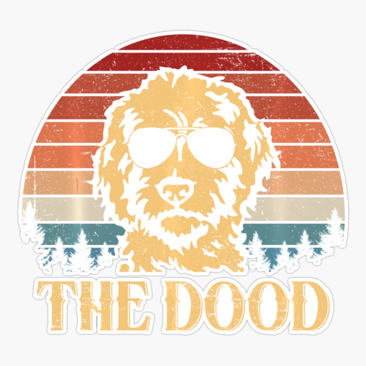 Maneki Vintage Goldendoodle The Dood Dad Mom Kids Er, Phone Decal Water ...