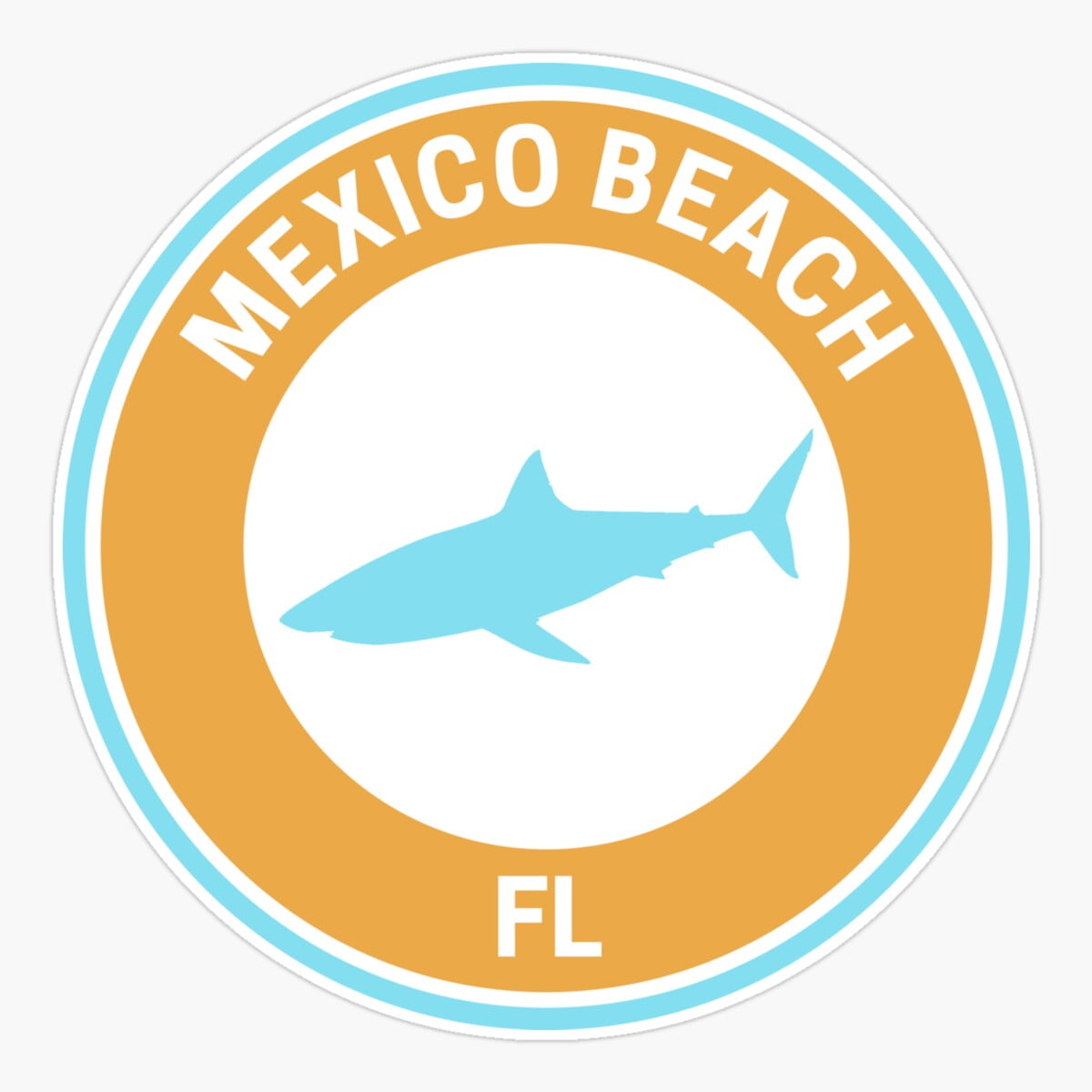 Maneki Vintage Mexico Beach Florida Sticker, Phone Decal Water Bottle ...