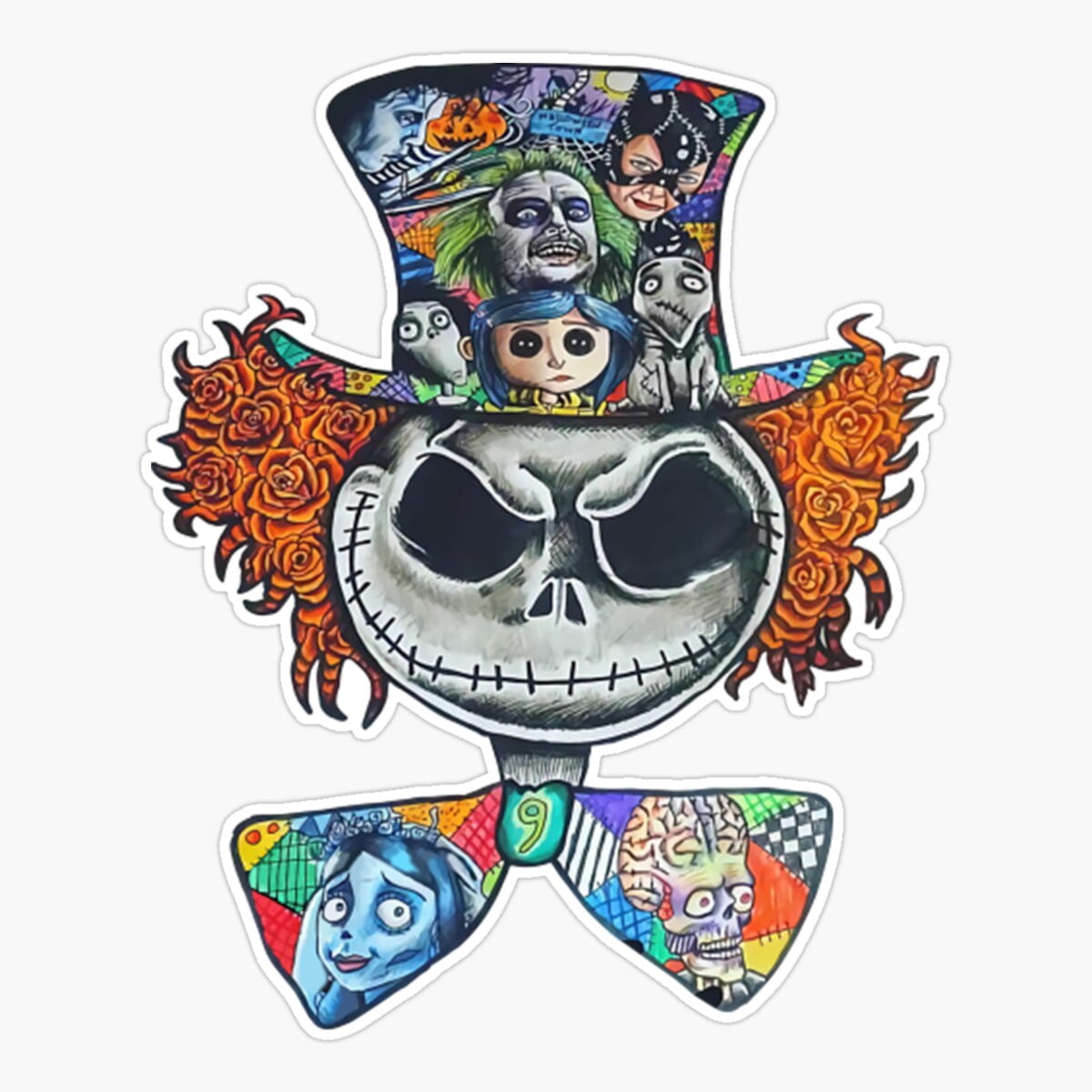 Maneki Vintage The Nightmare Beore Christmas Love Halloween Movie The ...