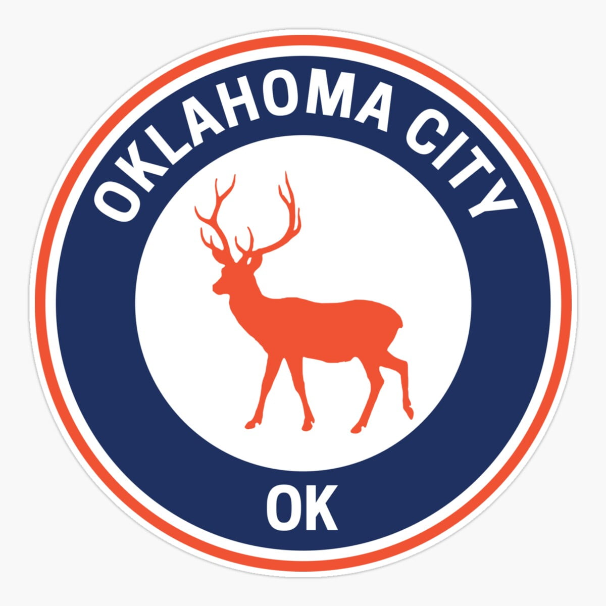 Maneki Vintage Oklahoma City Oklahoma Er, Phone Decal Water Bottle ...