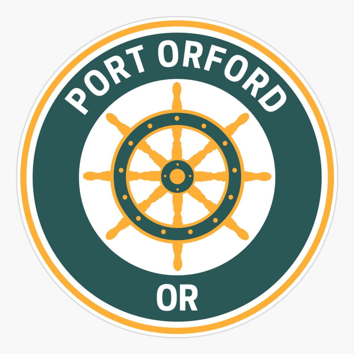 Maneki Vintage Port Orford Oregon Er, Phone Decal Water Bottle Stickers ...