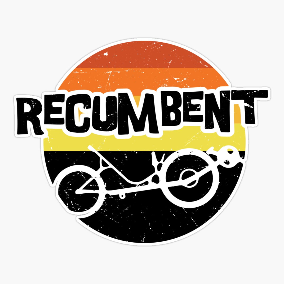 Maneki Vintage Recumbent / Recumbent Bicycle Lover / Recumbent Present ...