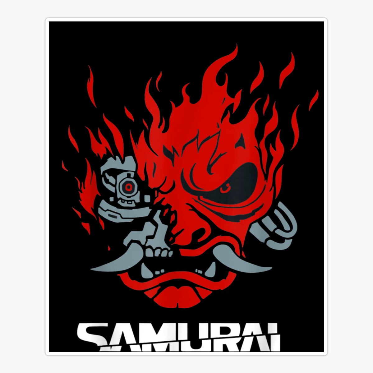 Maneki Vintage Samurai Retro Japanese Gaming 2077 Art Game Style ...