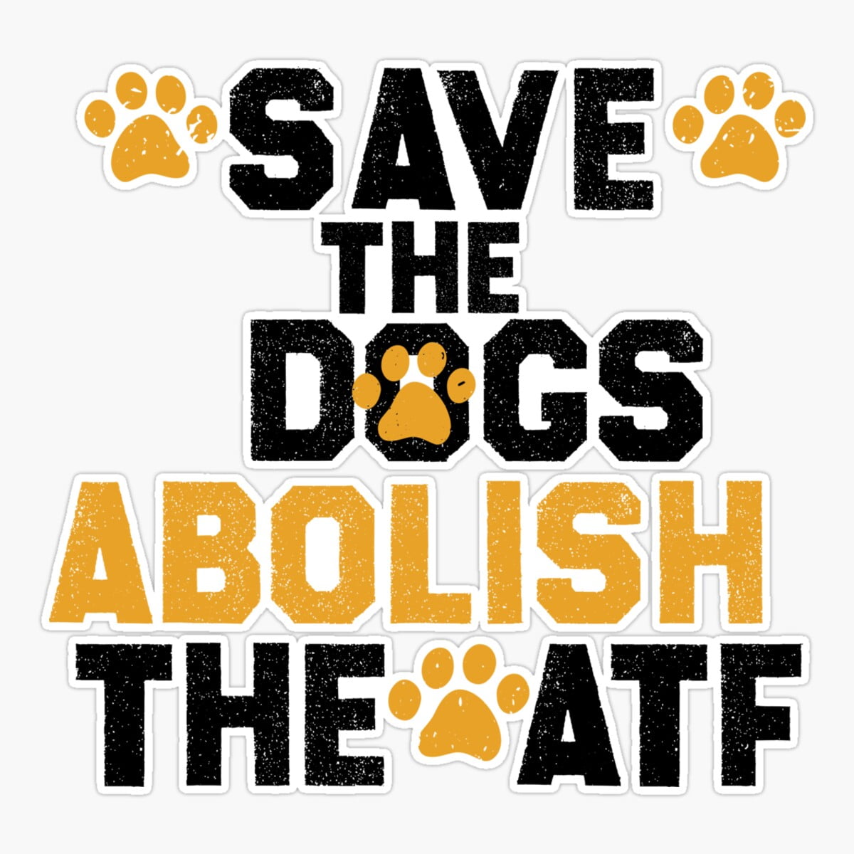 Maneki Vintage Speak Up For The Voiceless: Save The Dogs Abolish The ...