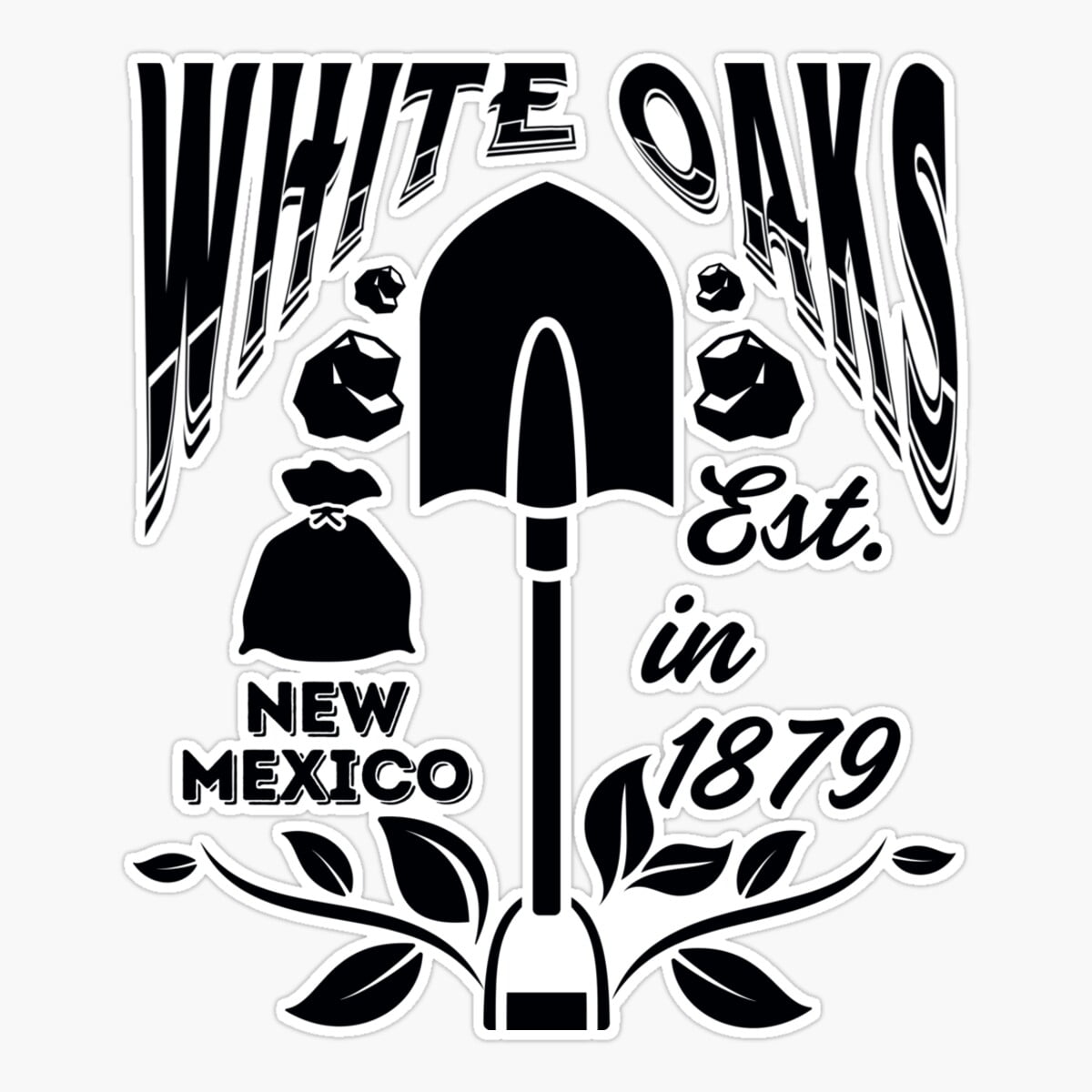 Maneki Vintage-Style White Oaks New Mexico American Historic Mining ...