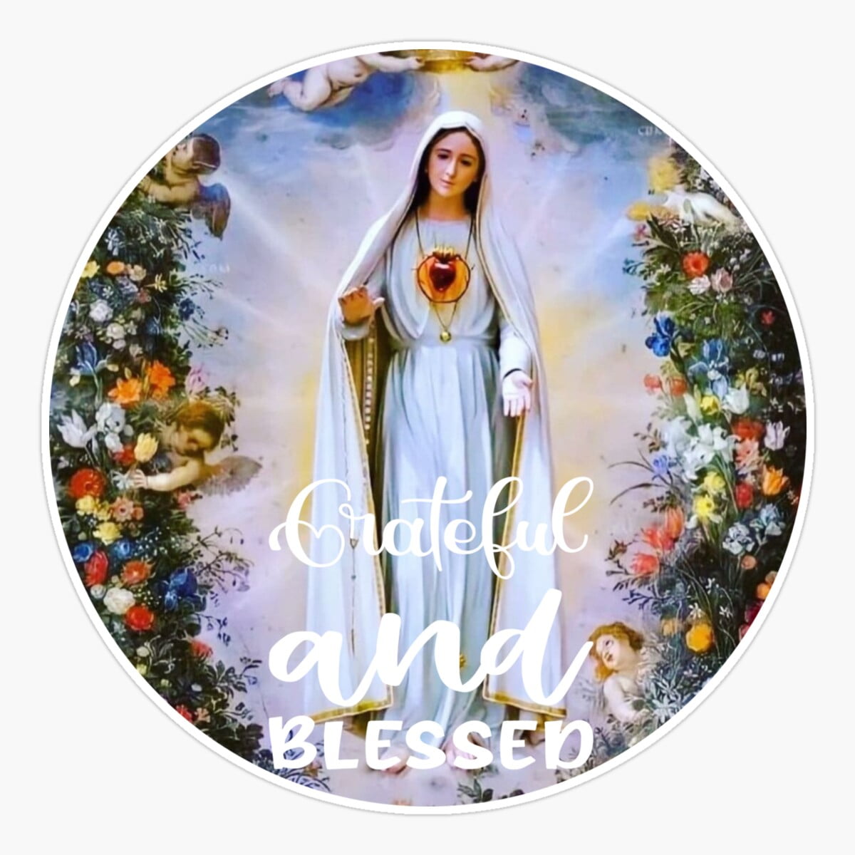 Maneki Virgin Mary Immaculate Heart Of Mary Mother Of God Our Lady Er ...