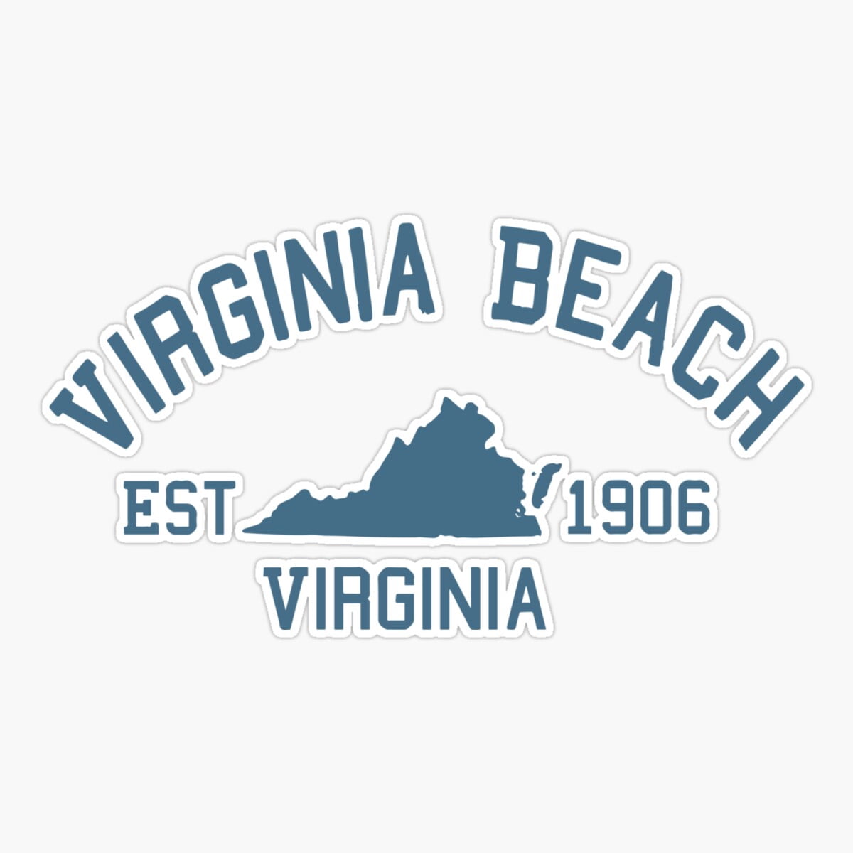 Maneki Virginia Beach. Sticker, Phone Decal Water Bottle Stickers Car ...
