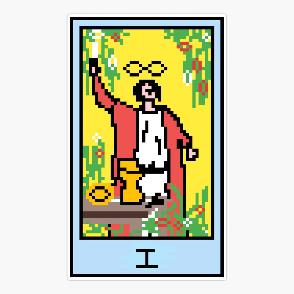 Maneki Wait, Is This Pixel Art Tarot? Blue - Mor Arcana 'The Magician ...