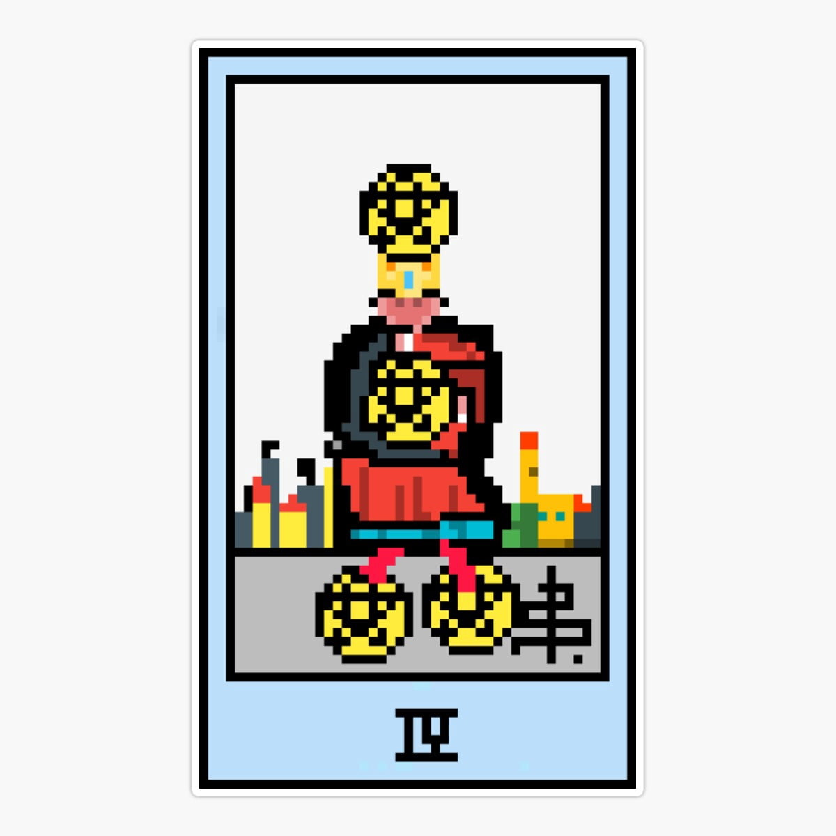 Maneki Wait, Is This Pixel Art Tarot? Green - Minor Arcana 'Our O ...