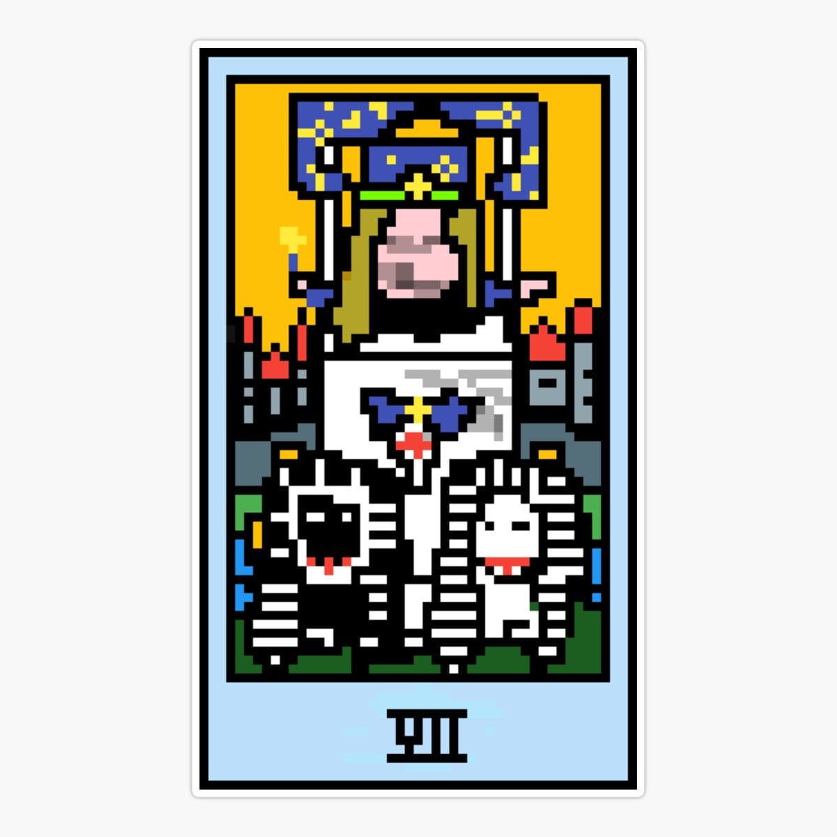 Maneki Wait, Is This Pixel Art Tarot? Green - Mor Arcana 'The Chariot ...