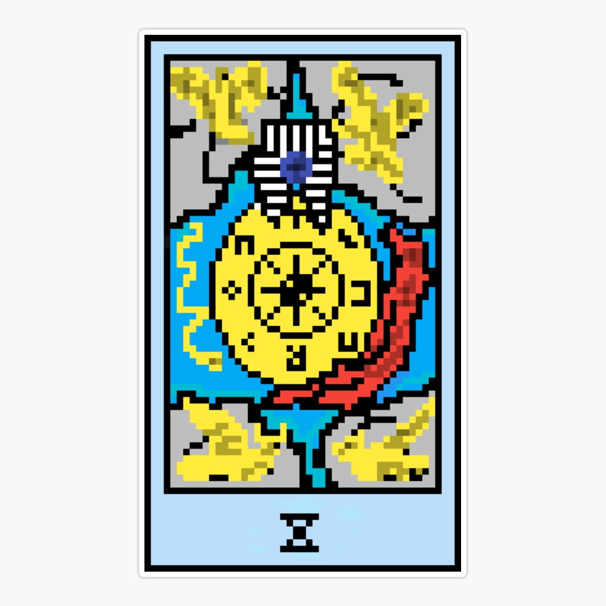 Maneki Wait, Is This Pixel Art Tarot? Pink - Mor Arcana 'Wheel O Ortune ...