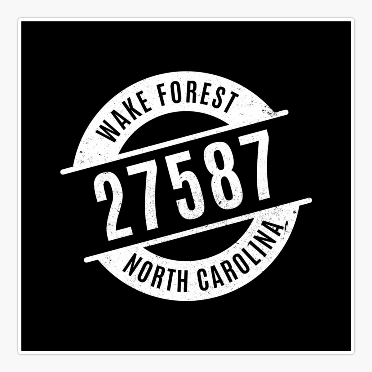 Maneki Wake Orest North Carolina 27587 Zip Code Sticker, Phone Decal ...