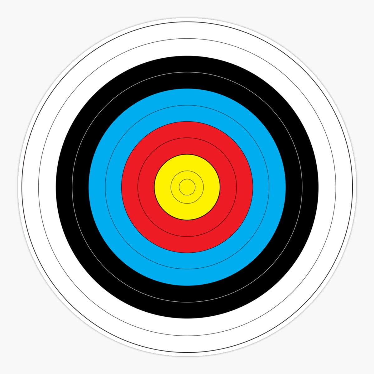 Maneki Walking Archery Target Er, Phone Decal Water Bottle Stickers Car ...