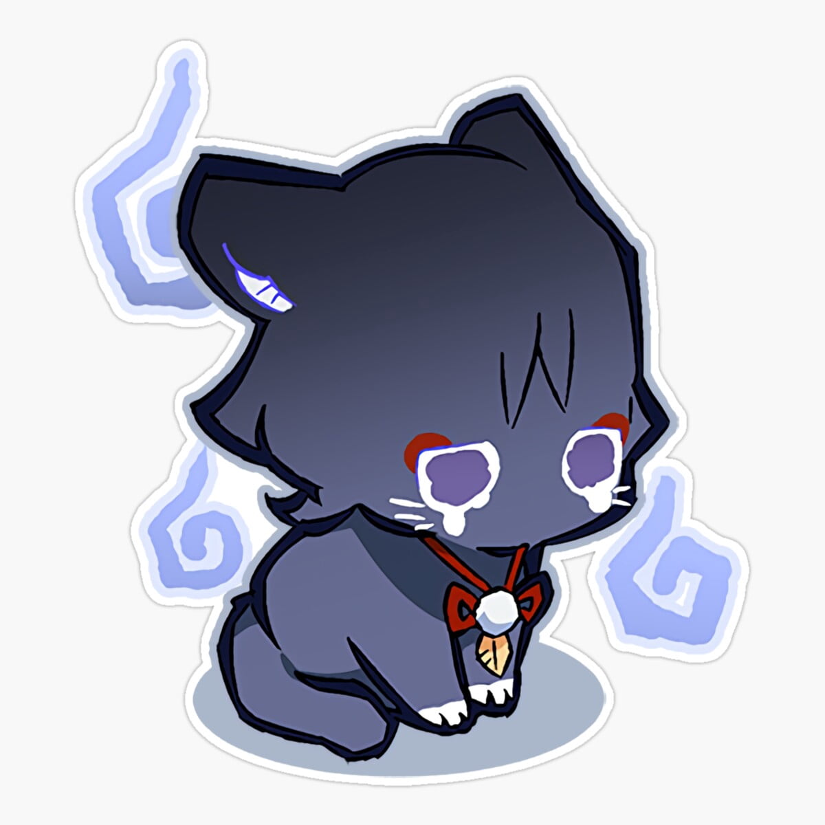 Maneki Wanderer / Scaramouche | Genshin Impact Sticker, Phone Decal ...