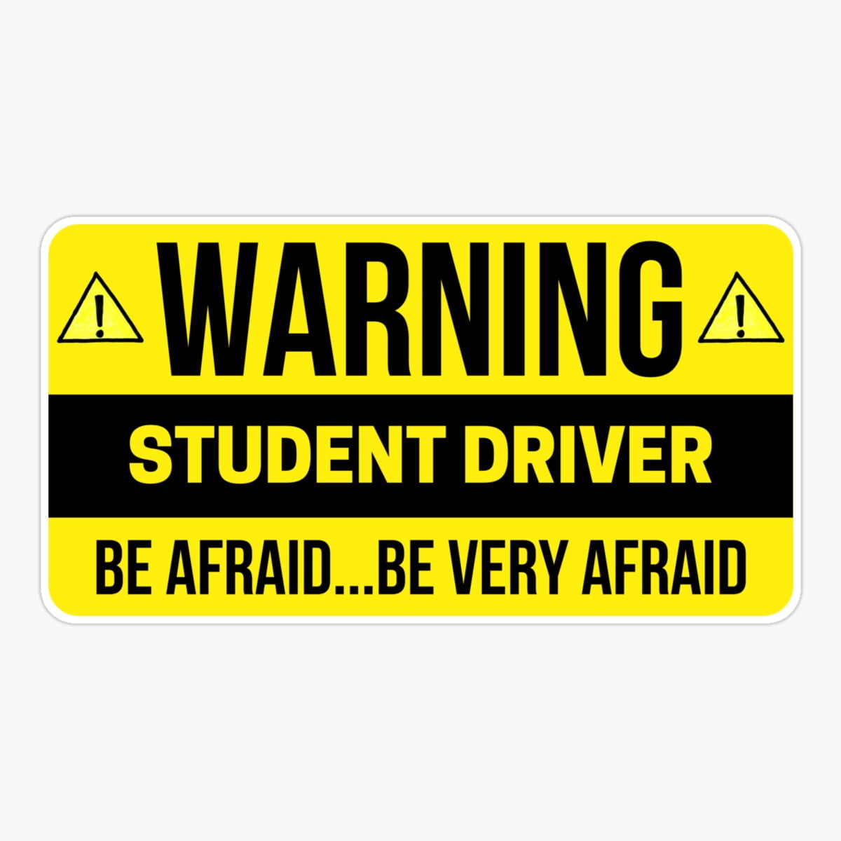 Maneki Warning Student Driver Er, Phone Decal Water Bottle Stickers Car ...