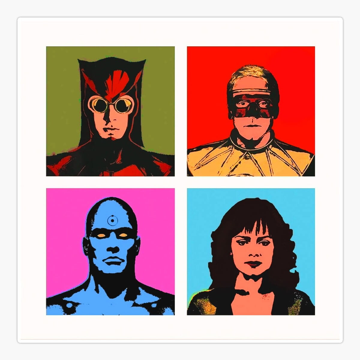 Maneki Watchmen Hbo Andy Warhol Poster Laurie Blake She Was Killed By ...