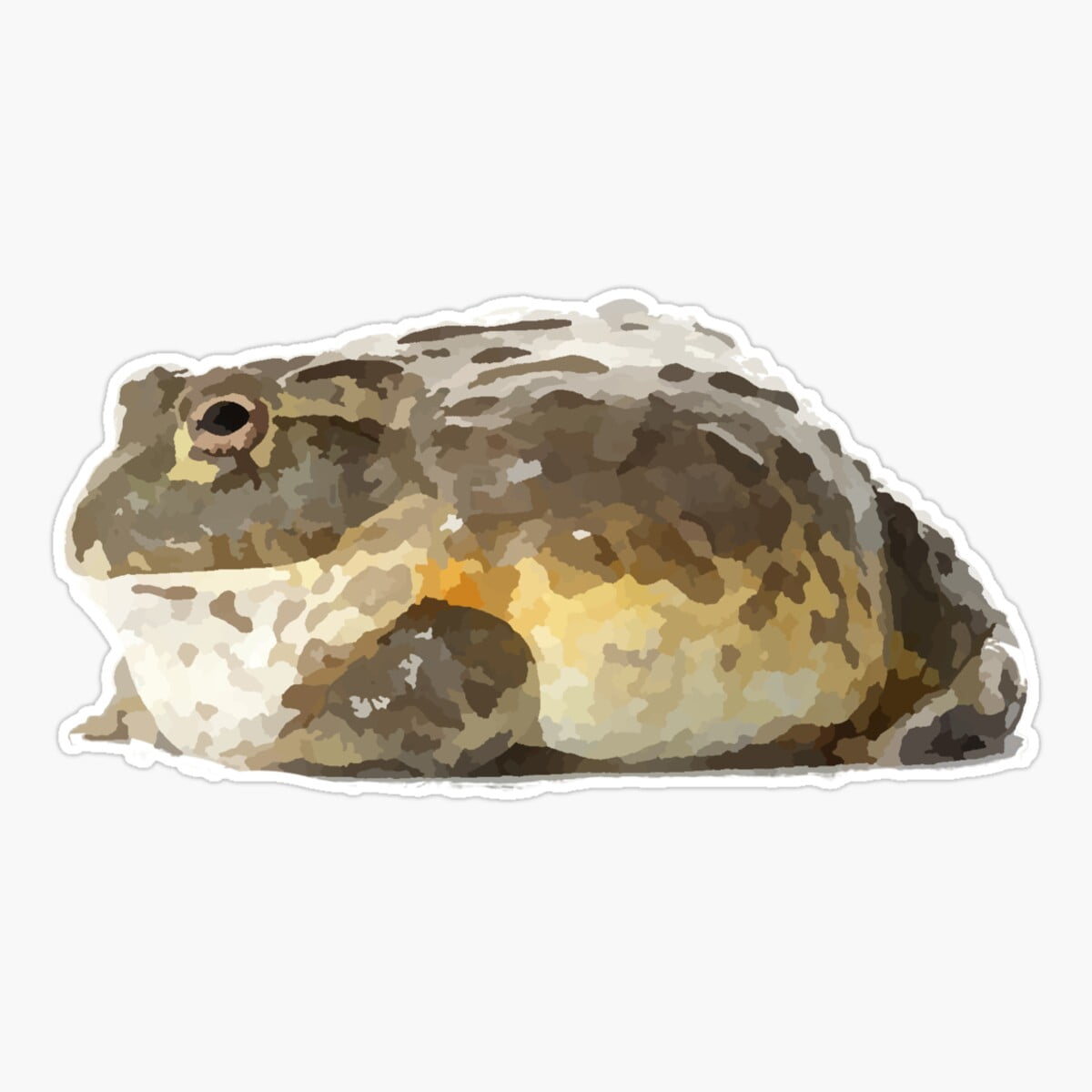 Maneki Watercolor Pixie Frog Sticker, Phone Decal Water Bottle Stickers ...