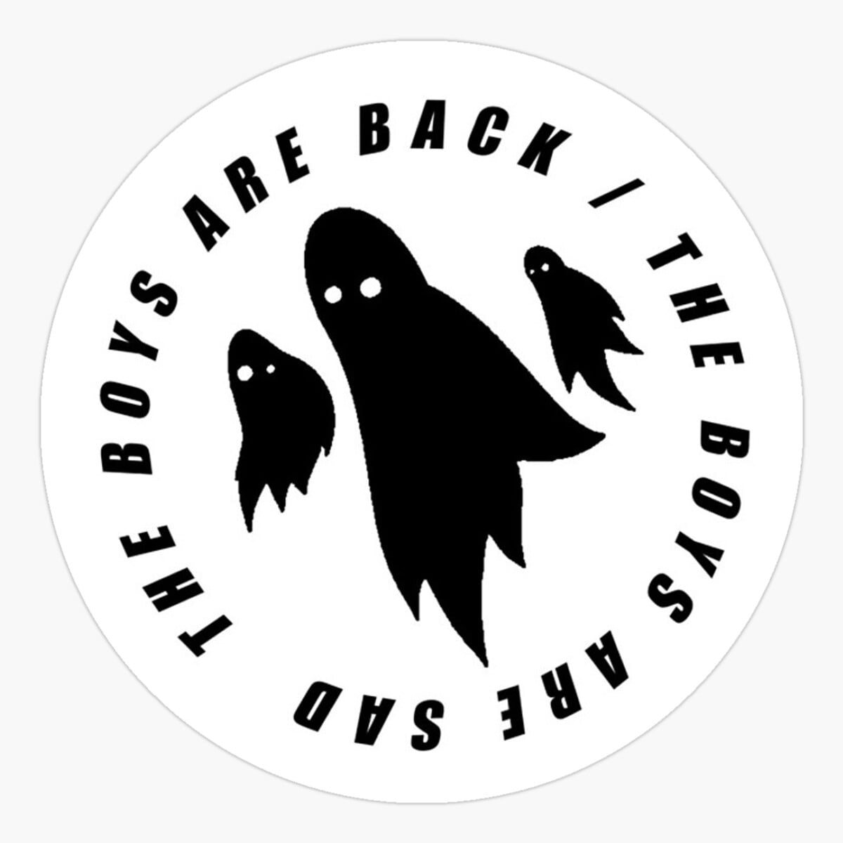 Maneki Waterparks - Crave Ghosts Sticker, Phone Decal Water Bottle ...