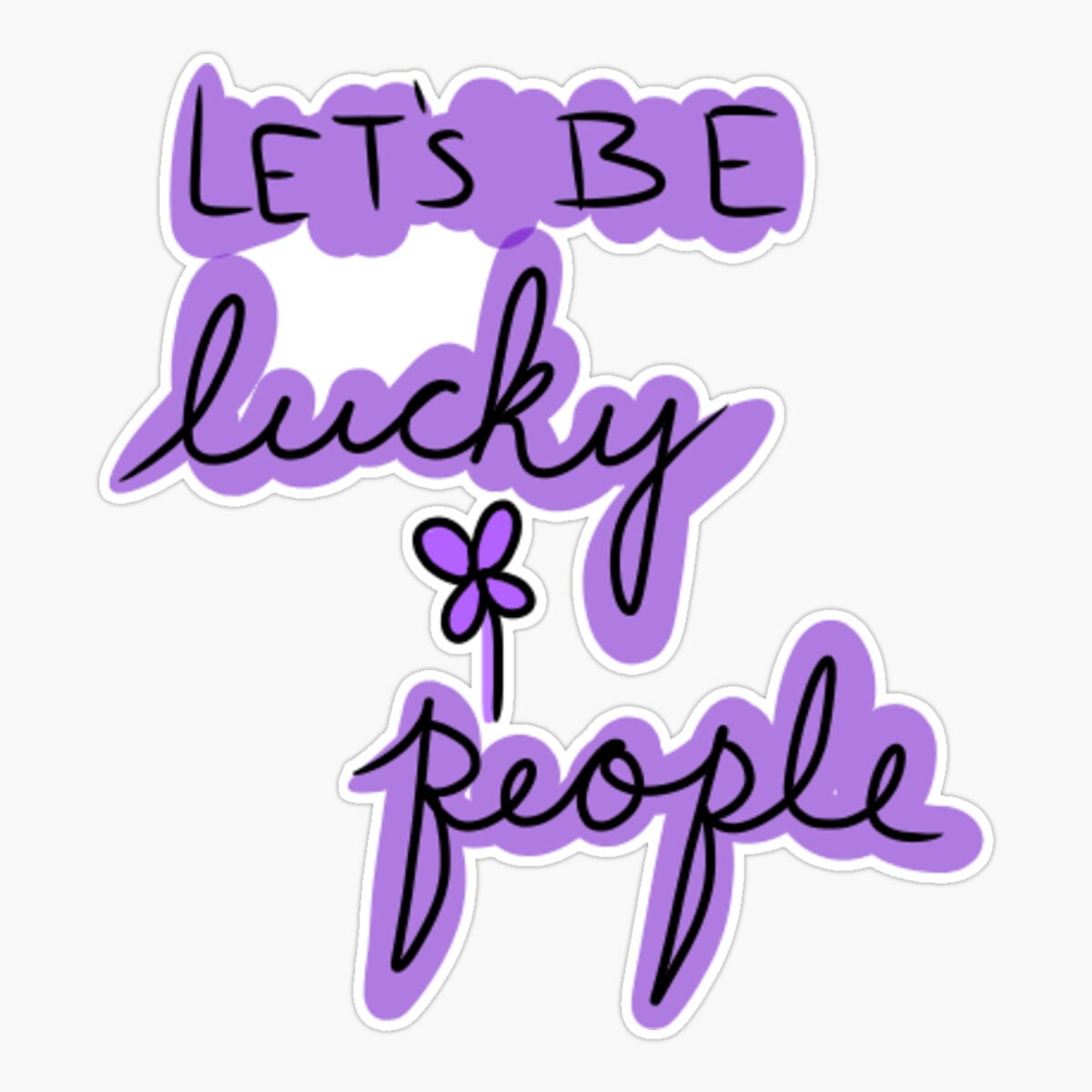 Maneki Waterparks Lucky People Sticker, Phone Decal Water Bottle ...