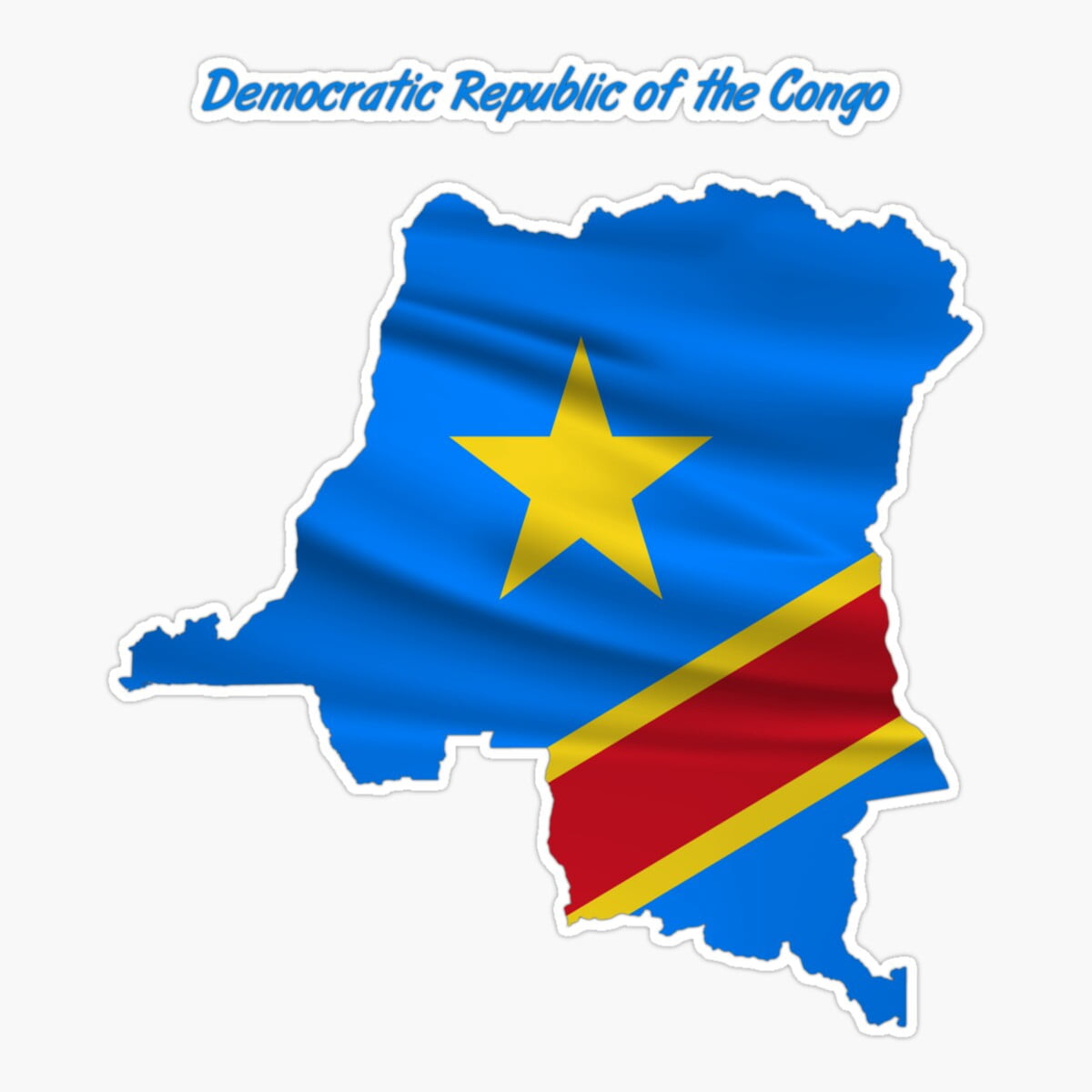 Maneki Wavy Congo Lag Inside Democratic Republic O The Congo Map ...