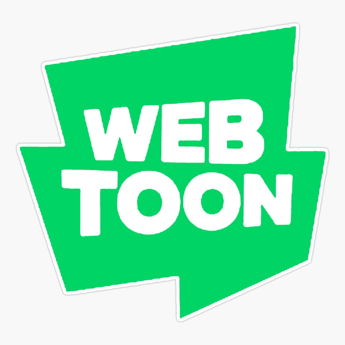 Maneki Webtoon Logo Sticker, Phone Decal Water Bottle Stickers Car ...