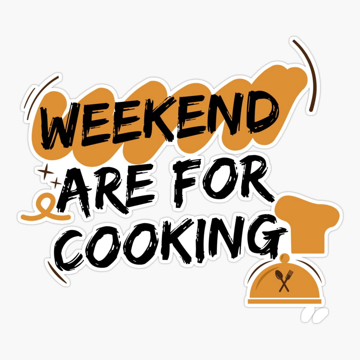 Maneki Weekend Are Or Cooking Git Or Ches Sticker, Phone Decal Water ...